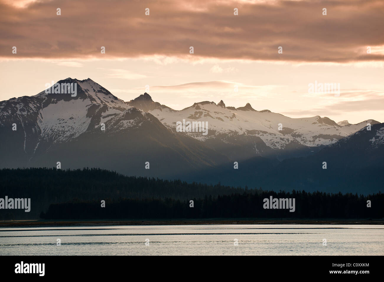 Alaska. LeConte Bay, Inside Passage, Frederick Sound, Tongass National ...
