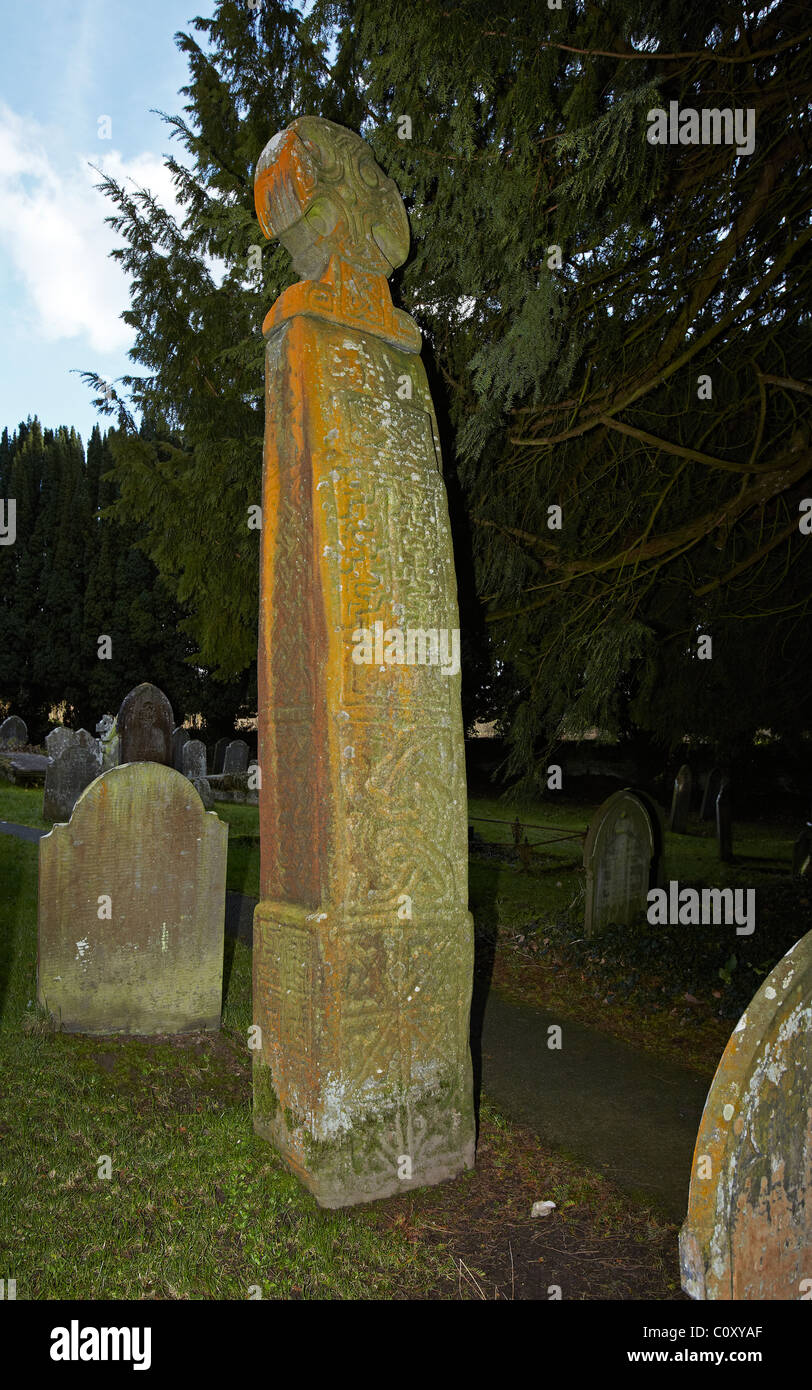 The Nevern Cross. A Medieval Celtic Christian stone cross, St Brynach ...