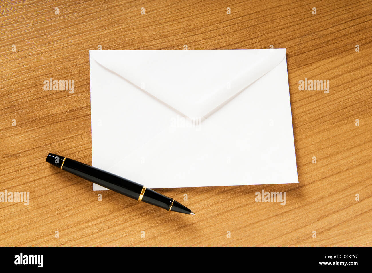 Mail concept with many envelopes on the table Stock Photo - Alamy