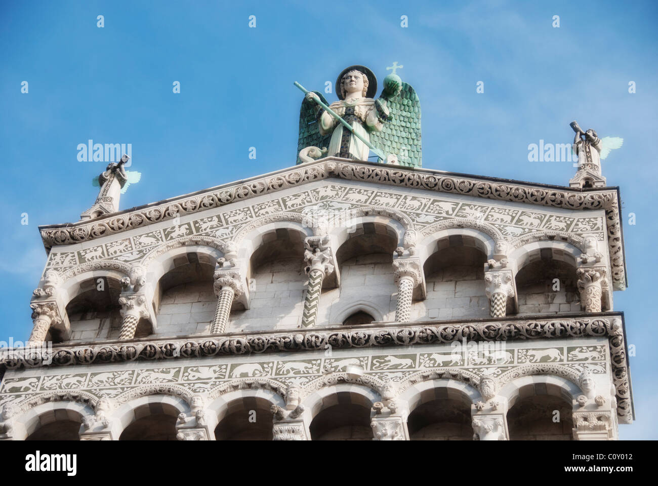 Architecture and Arts Detail of Lucca in Tuscany, Italy Stock Photo - Alamy