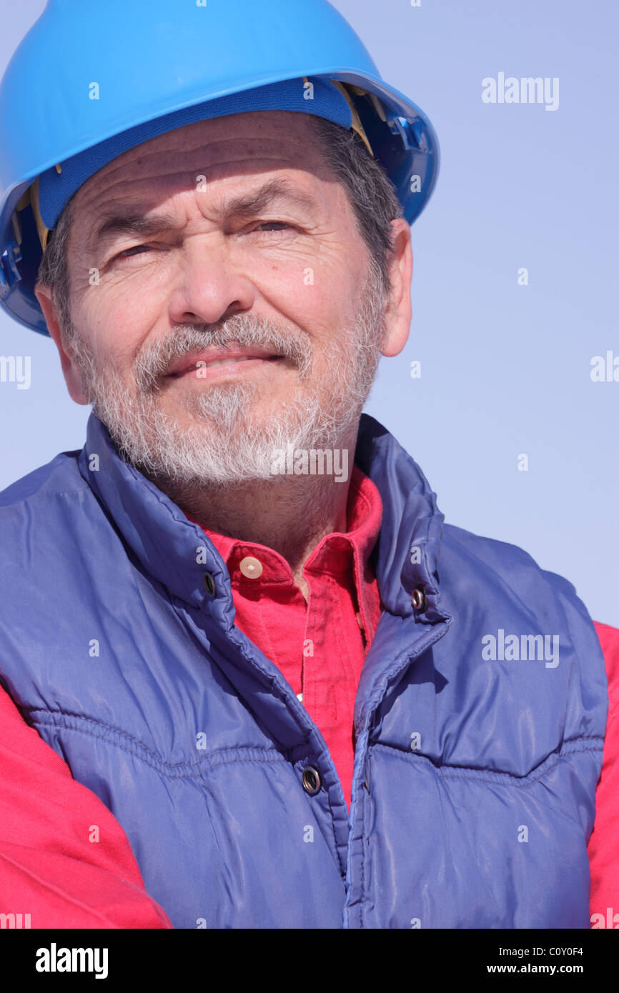 Workman hard hat hi-res stock photography and images - Alamy