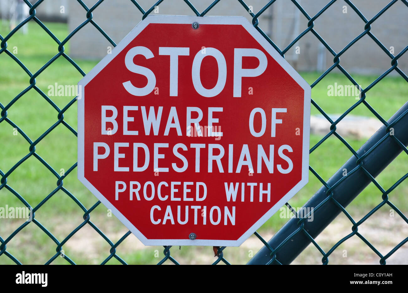 Proceed with caution sign hi-res stock photography and images - Alamy