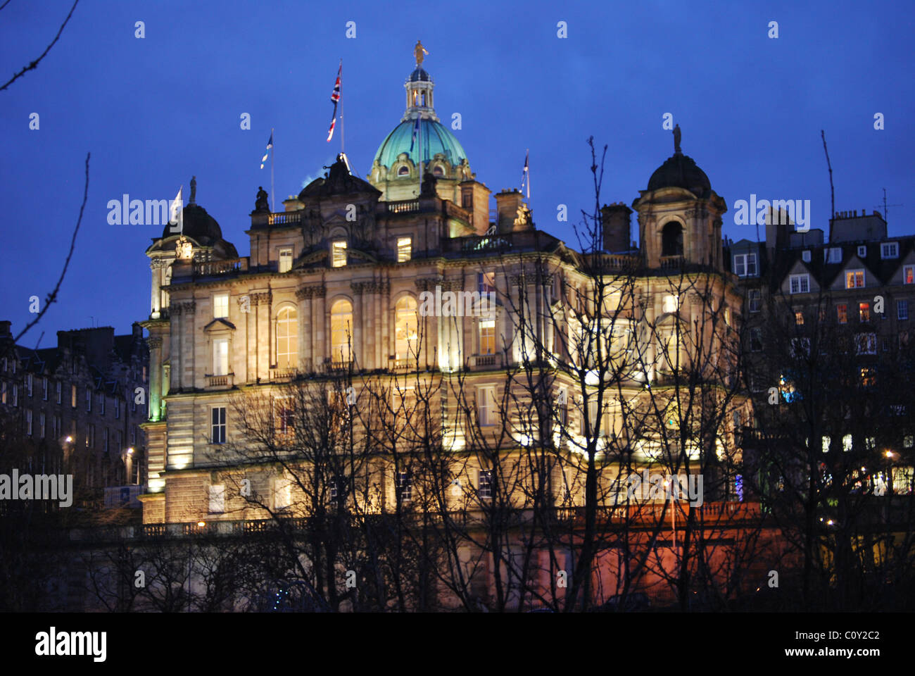 Bank of Scotland Head Office at the mound edinburgh Stock Photo - Alamy
