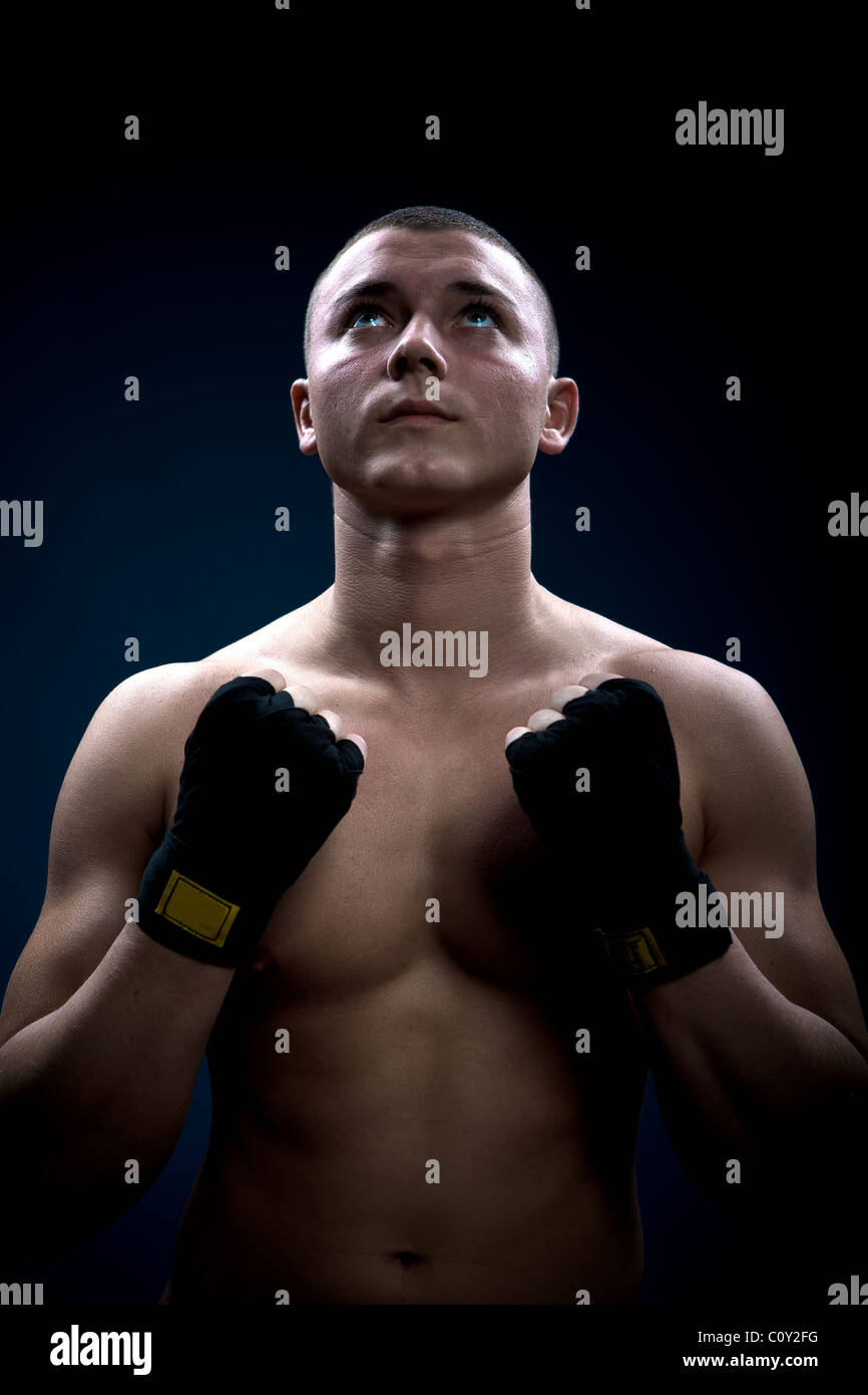 portrait of a young boxer Stock Photo - Alamy