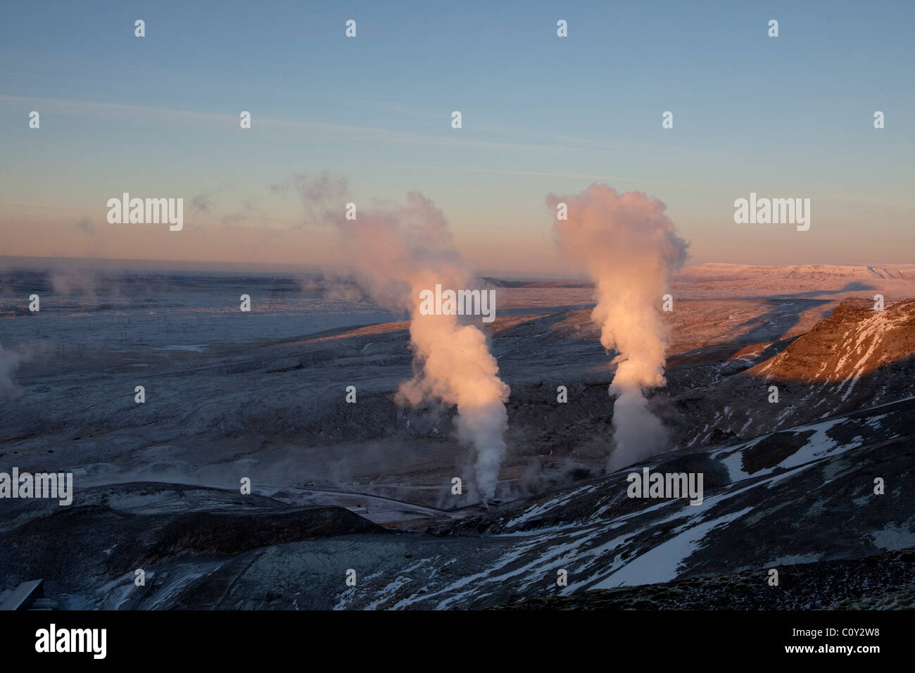 Hellisheidi Geo Thermal Power Plant located in Hengill southwest ...