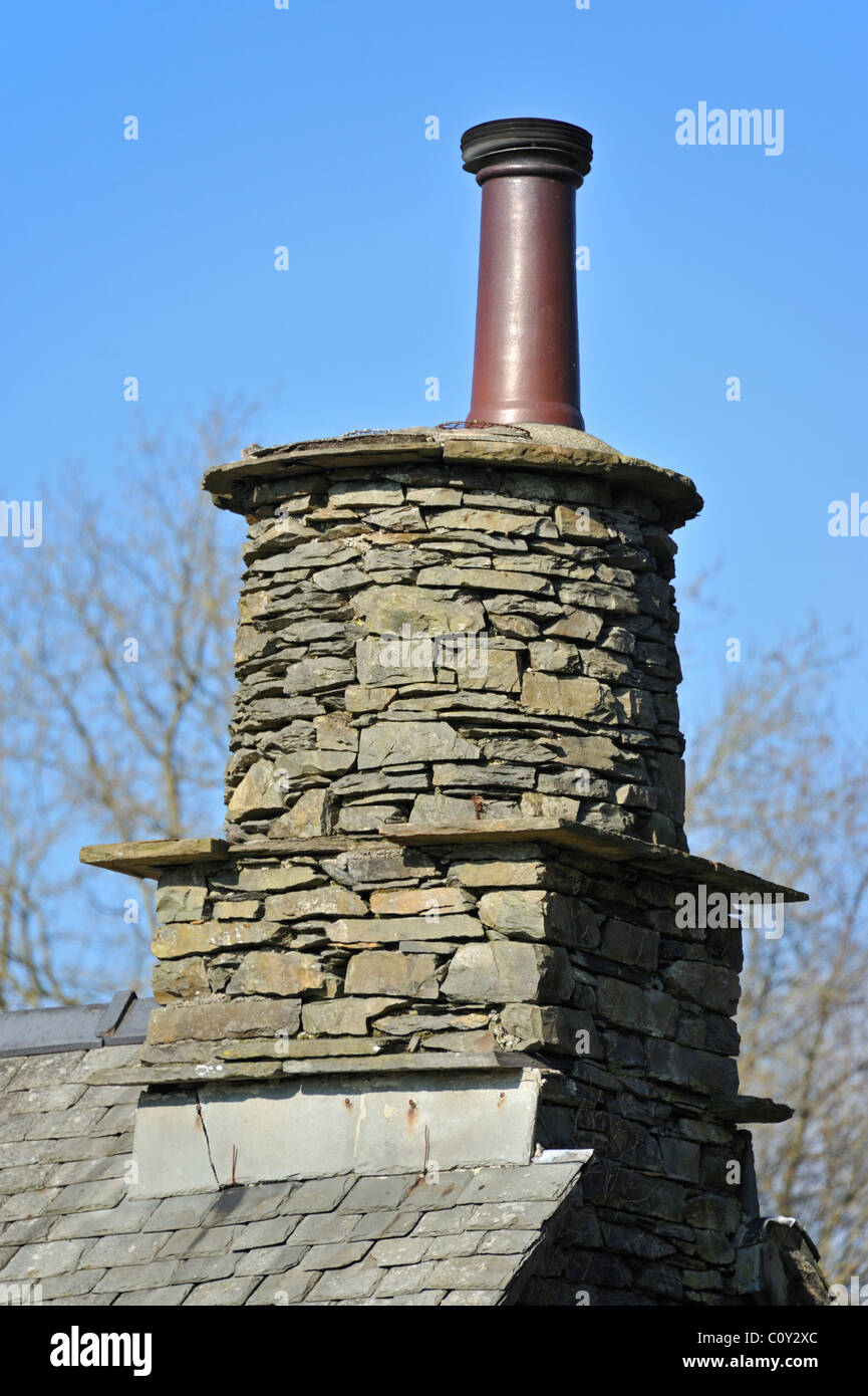 Stone house and chimney hi-res stock photography and images - Alamy