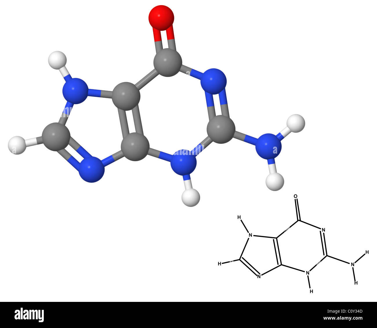 Guanine Molecular Structure