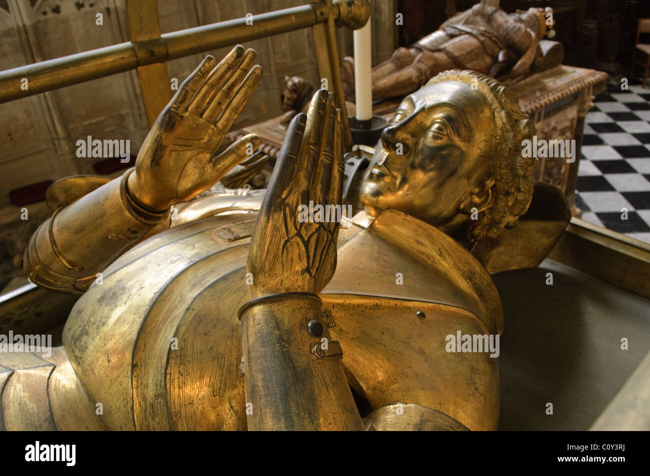Richard Beauchamp Effigy, Beauchamp Chapel, St. Mary's Church, Warwick ...
