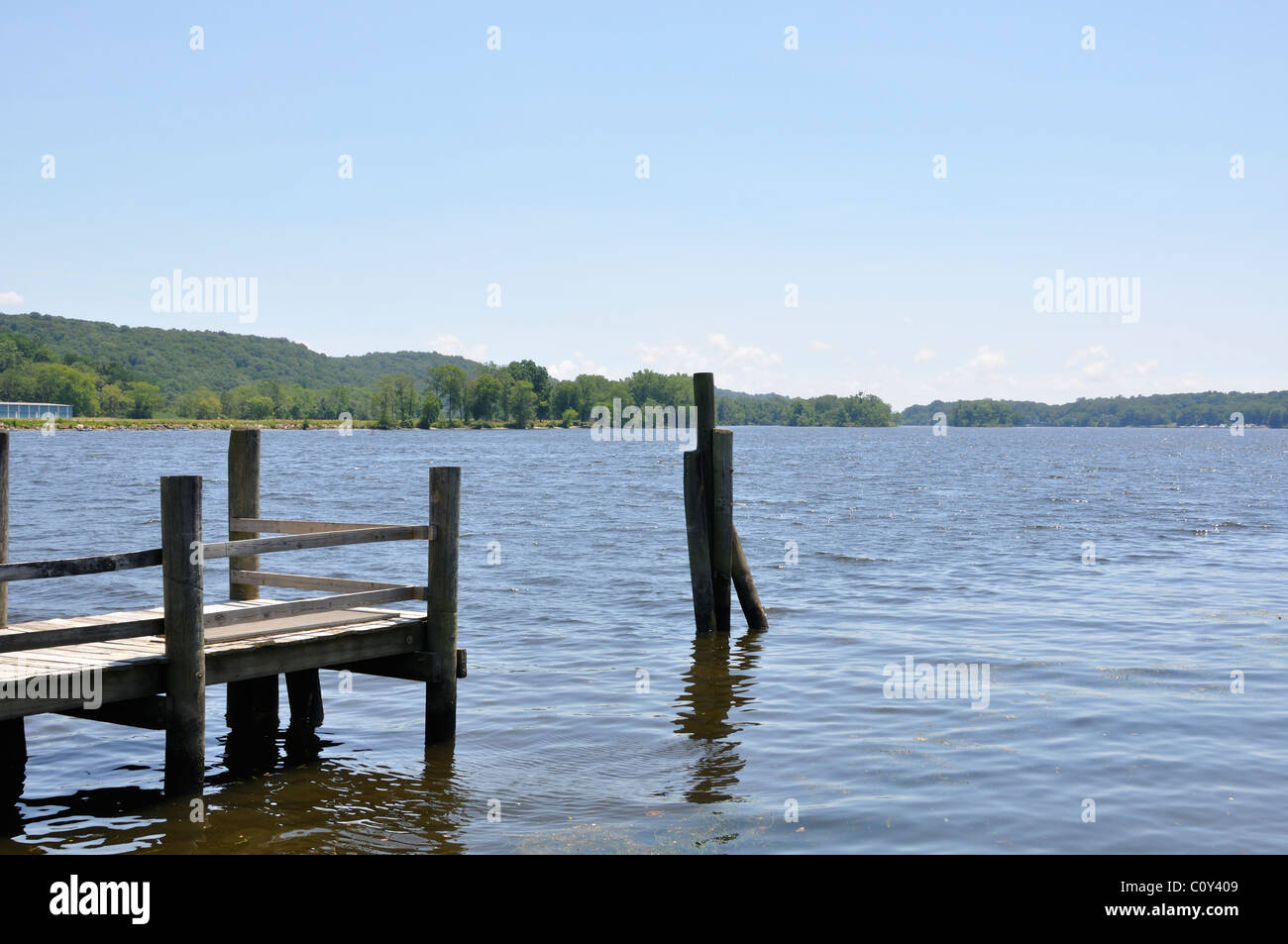 Pier, Connecticut River, Connecticut, New England, USA Stock Photo - Alamy