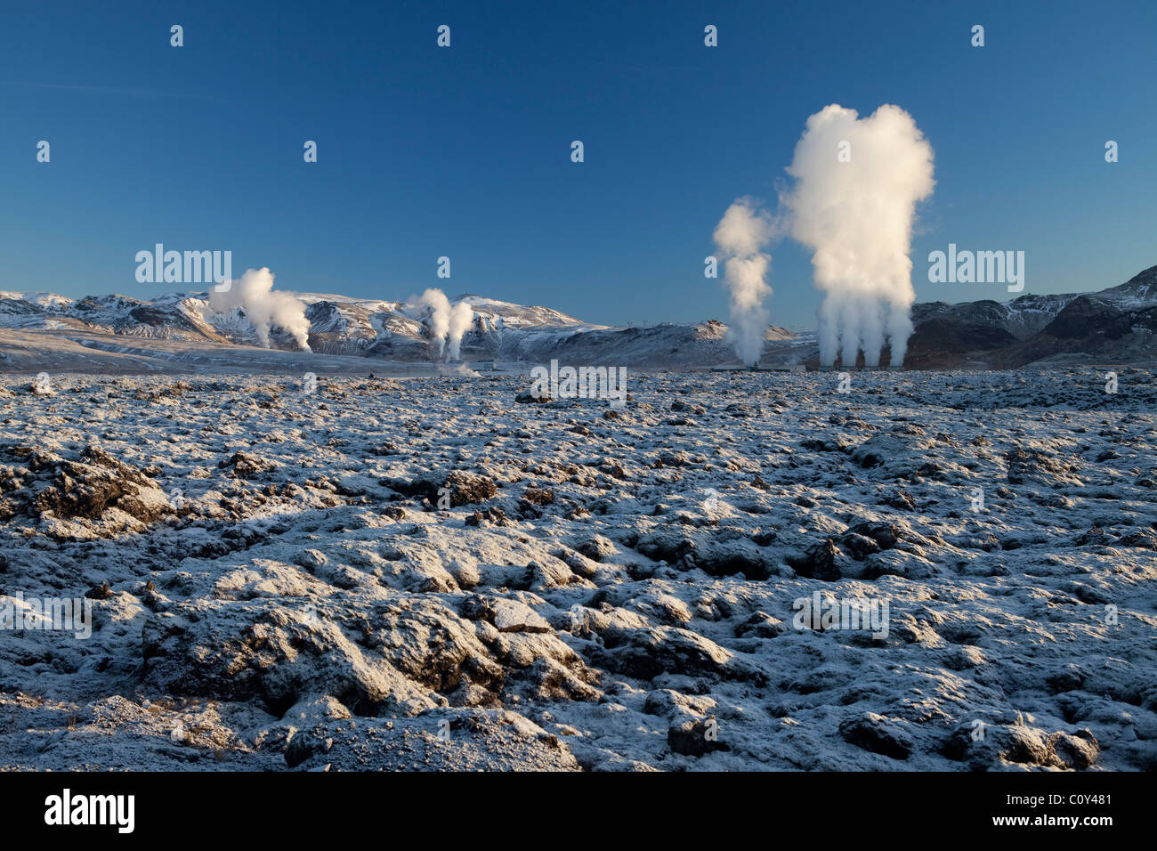 he Hellisheidi Geo Thermal Power Plant located in Hengill southwest ...