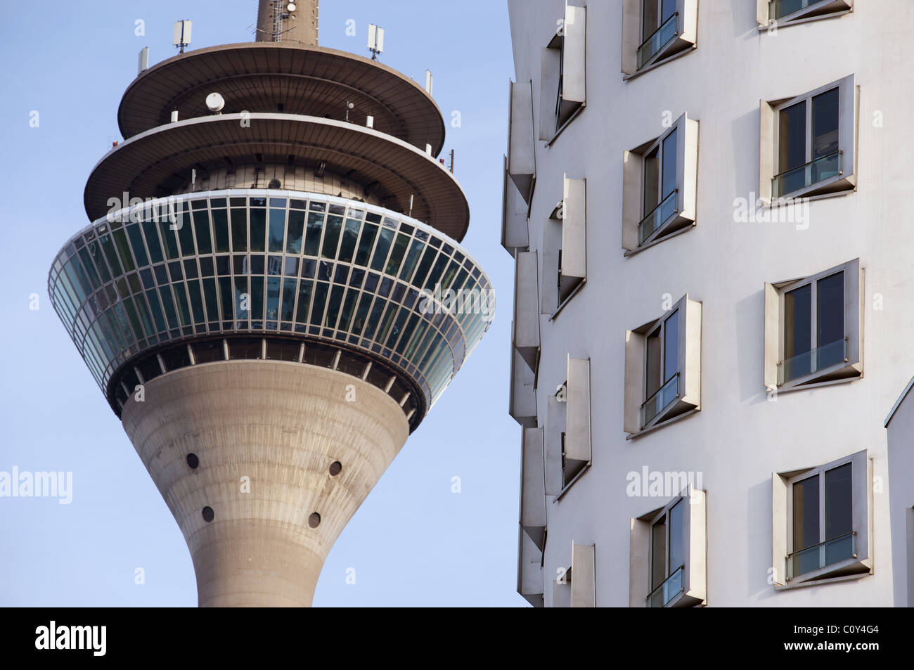 Rheinturm (Rhine Tower) Dusseldorf, Germany Stock Photo - Alamy