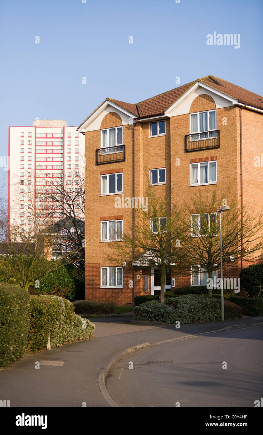 Residential apartments / apartment complex / block / blocks of private ...