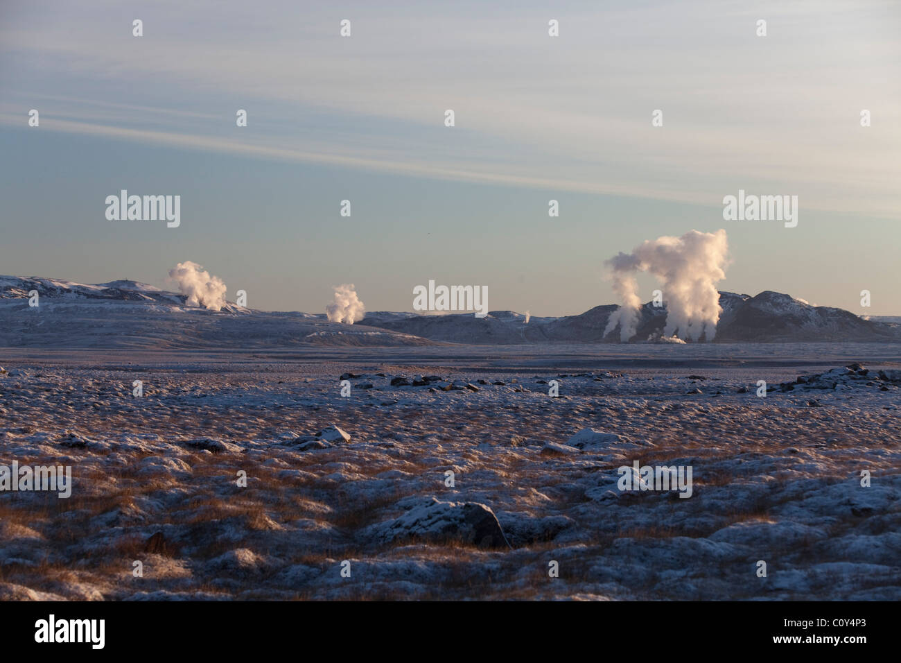 he Hellisheidi Geo Thermal Power Plant located in Hengill southwest ...
