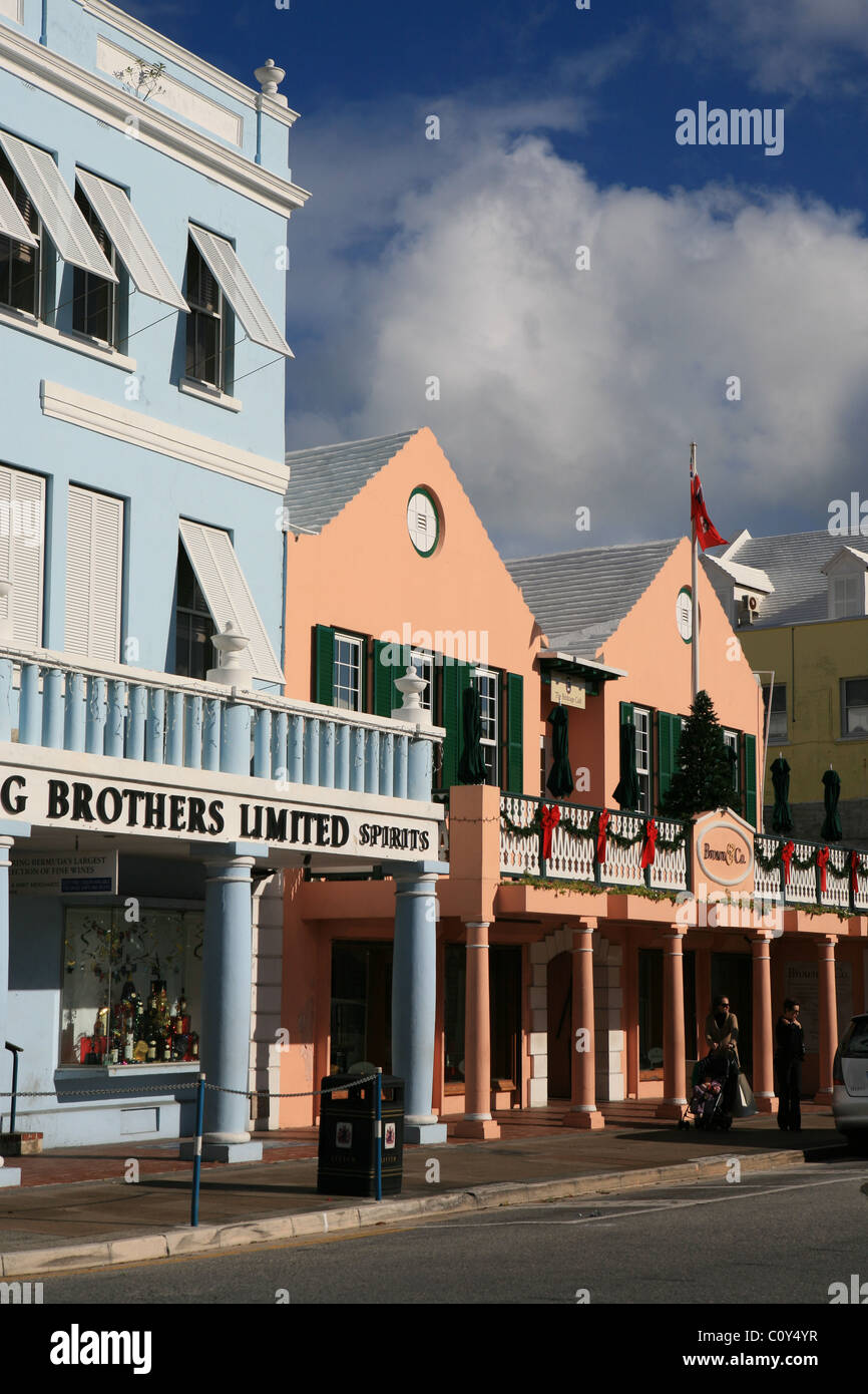 Scenes in and around Hamilton Bermuda Stock Photo - Alamy