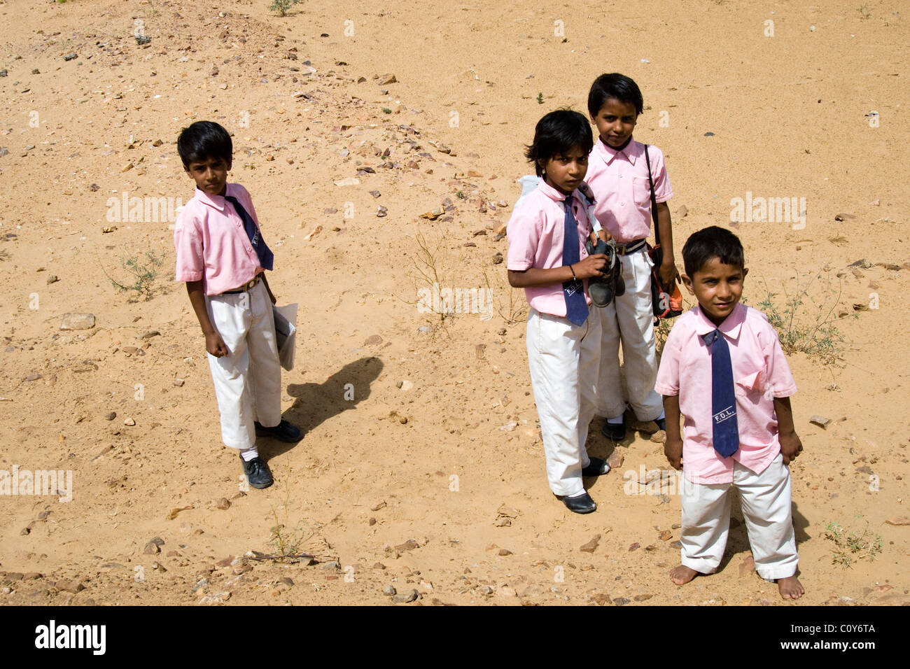 Indian school boys in uniforms hi-res stock photography and images - Alamy
