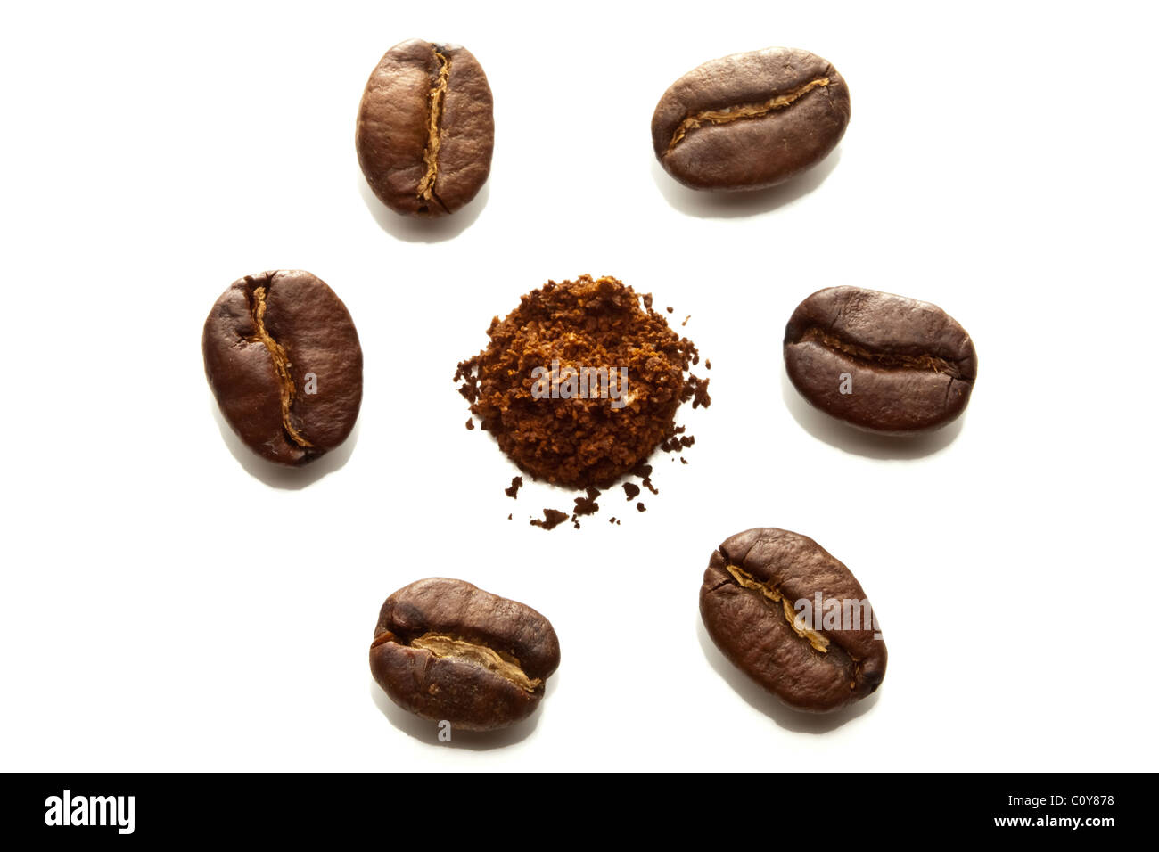 seeds of coffee Stock Photo - Alamy