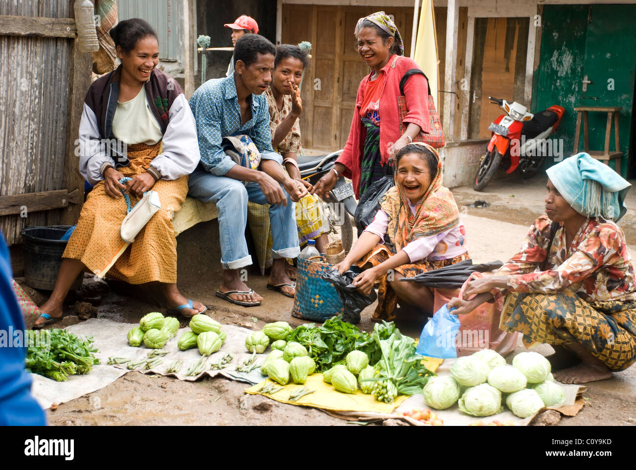 market scene, soe, west timor Stock Photo - Alamy