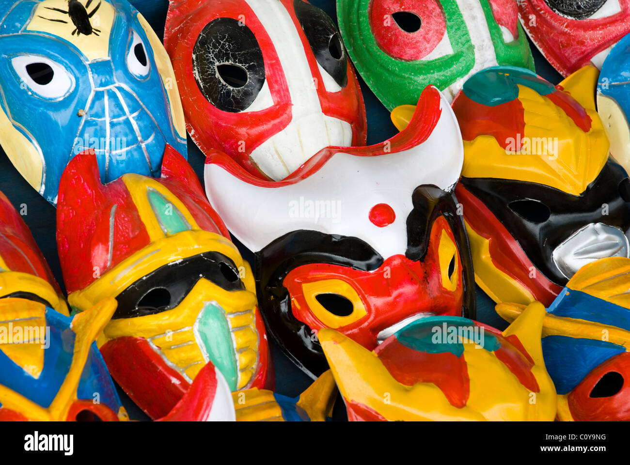 Plastic masks face hi-res stock photography and images - Alamy