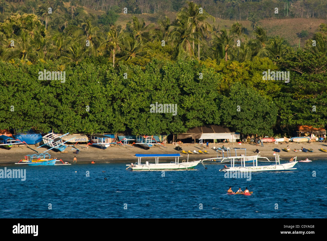 sengiggi beach lombok Indonesia Stock Photo - Alamy
