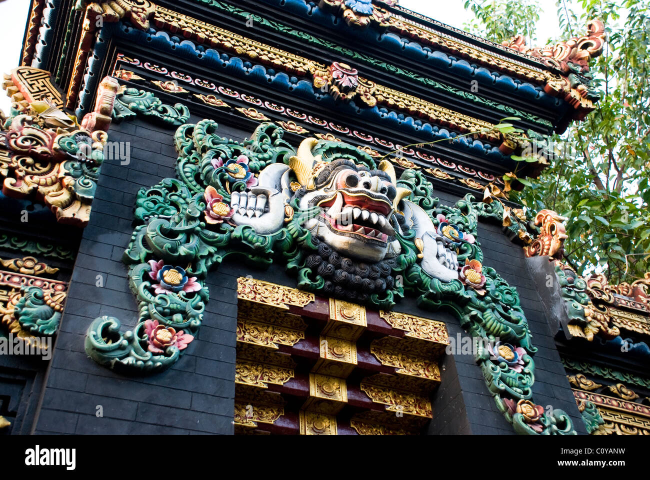 kuta temple bali indonesia Stock Photo - Alamy