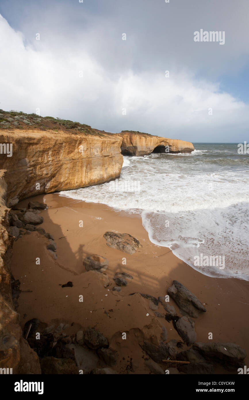 London arch, formerly London bridge before the collapse. Great Ocean ...