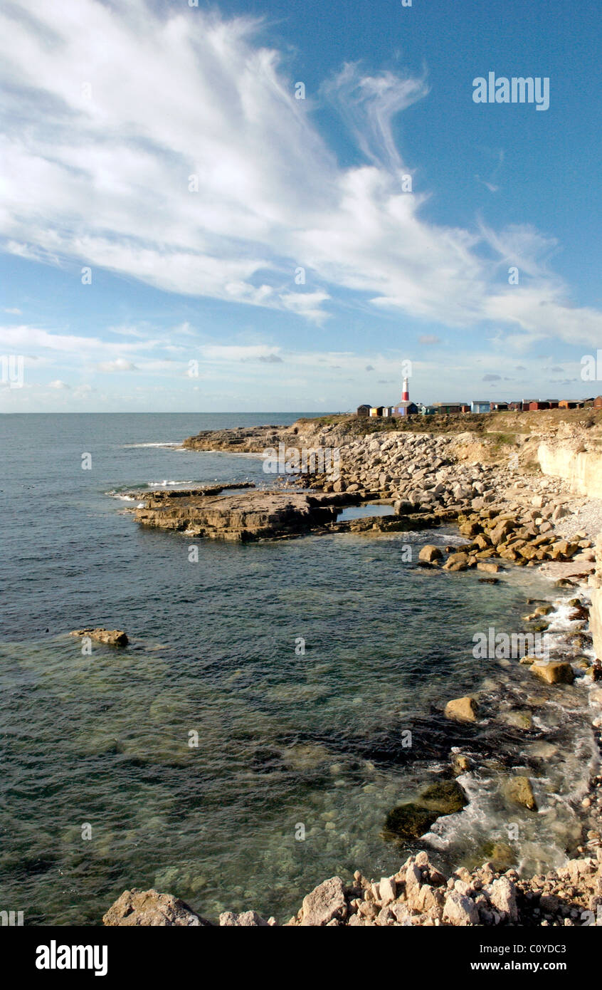 The shore on the south east side of the Isle of Portland on the UNESCO ...