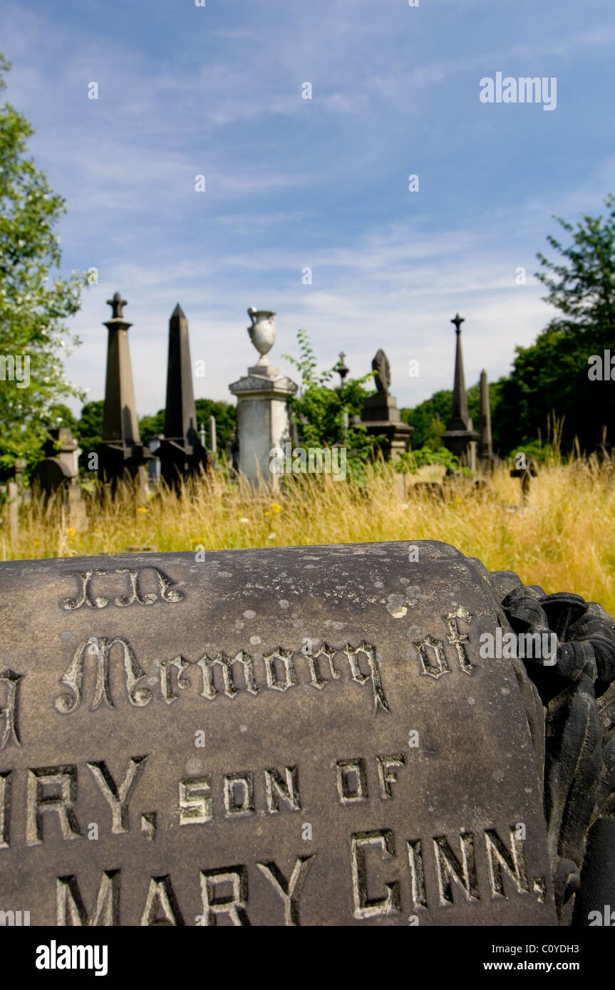 View of Undercliffe Cemetery Bradford Stock Photo - Alamy