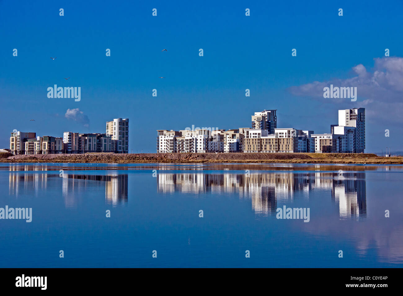Western Harbour Waterfront development complex in Leith Docks Edinburgh ...