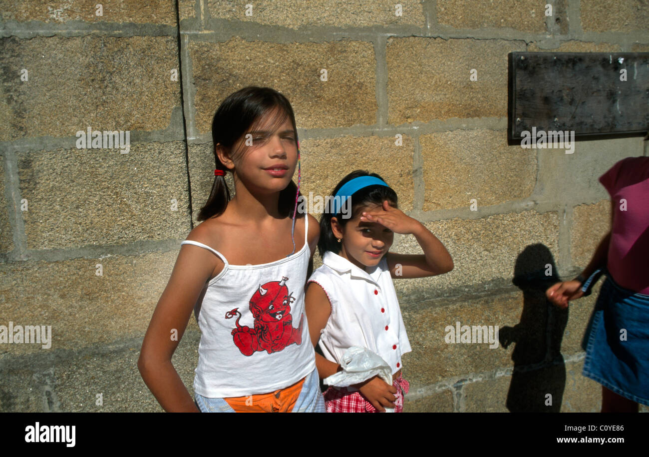 Cambados Spain Spanish Girls Stock Photo - Alamy