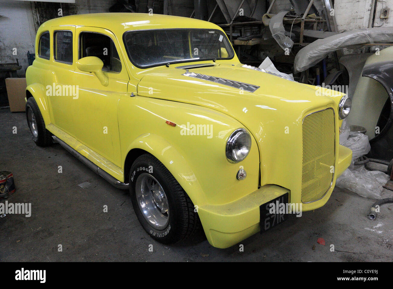 Customised London Taxi by owner of Pool Motors of Hornsey, London Stock ...