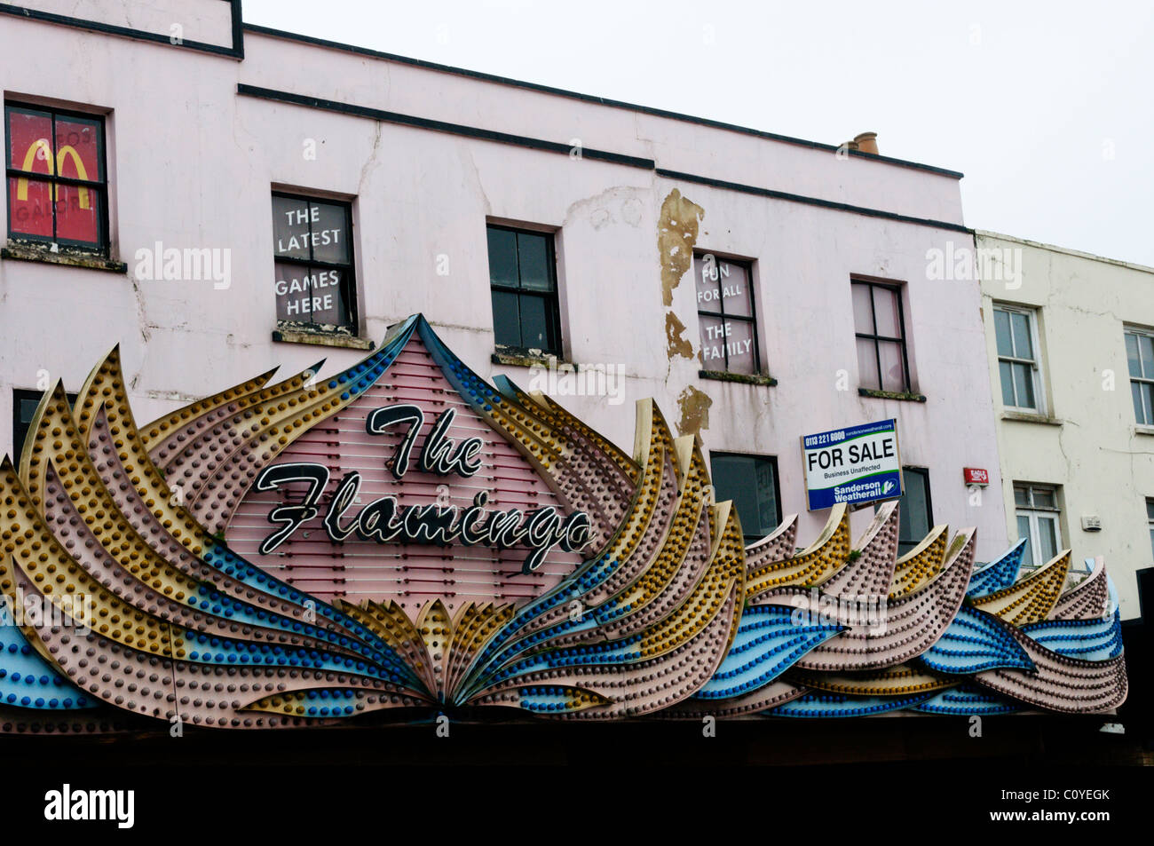 The Flamingo amusement arcade, Margate Stock Photo - Alamy