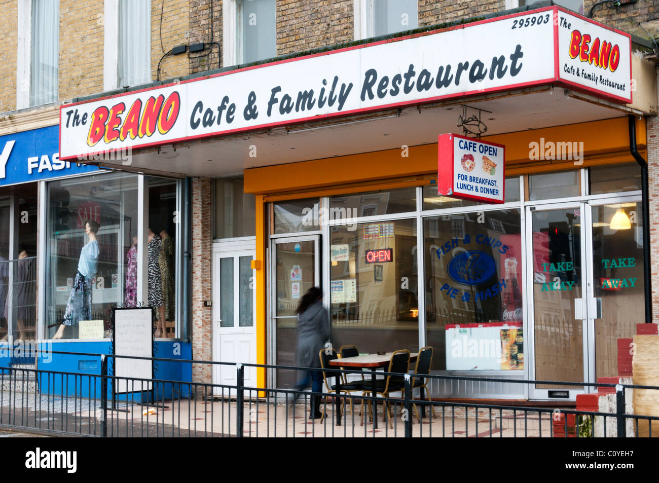 The Beano cafe in Margate Stock Photo - Alamy