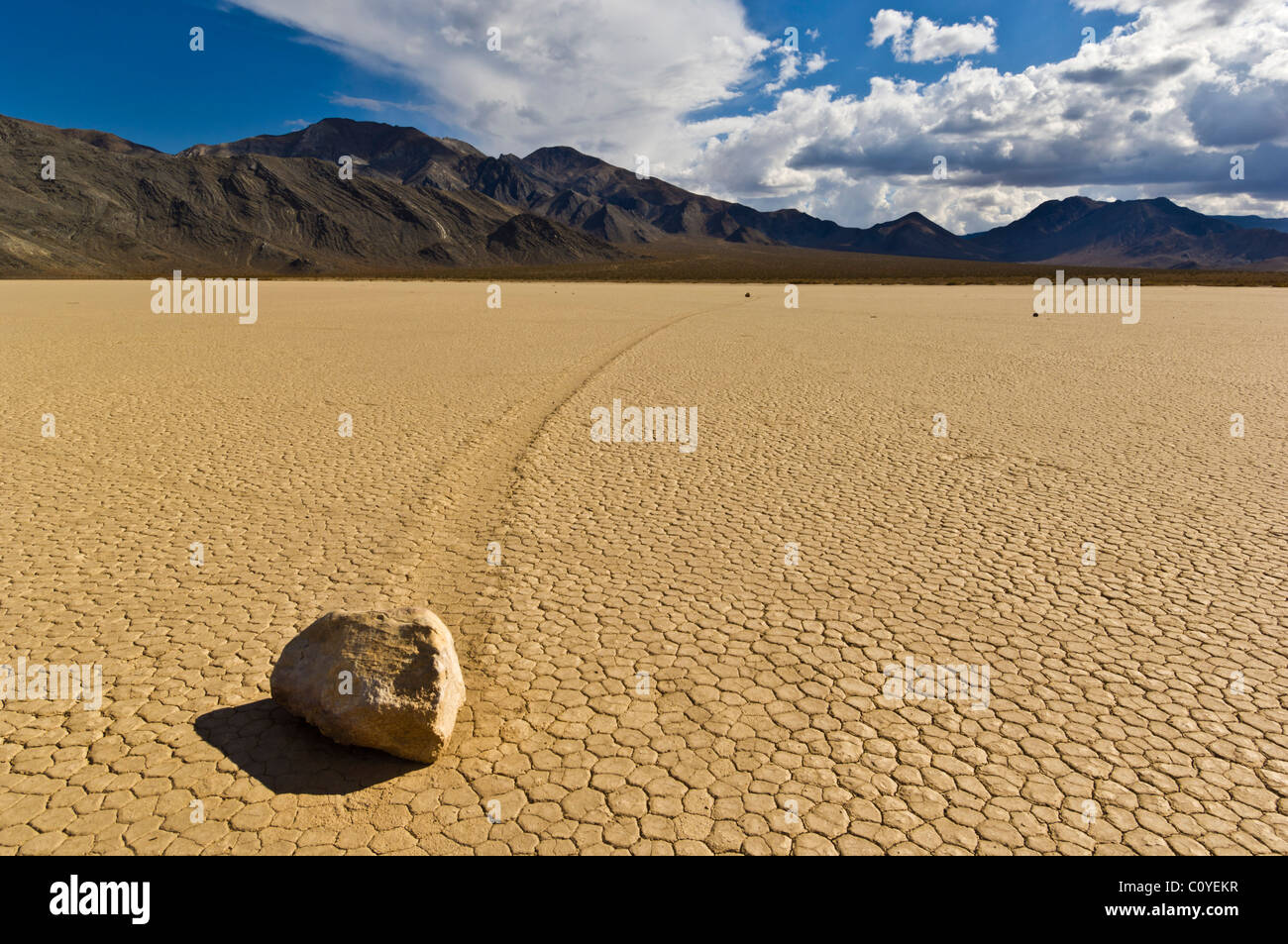 The Grandstand in Racetrack Valley known for it's sliding rocks on the ...