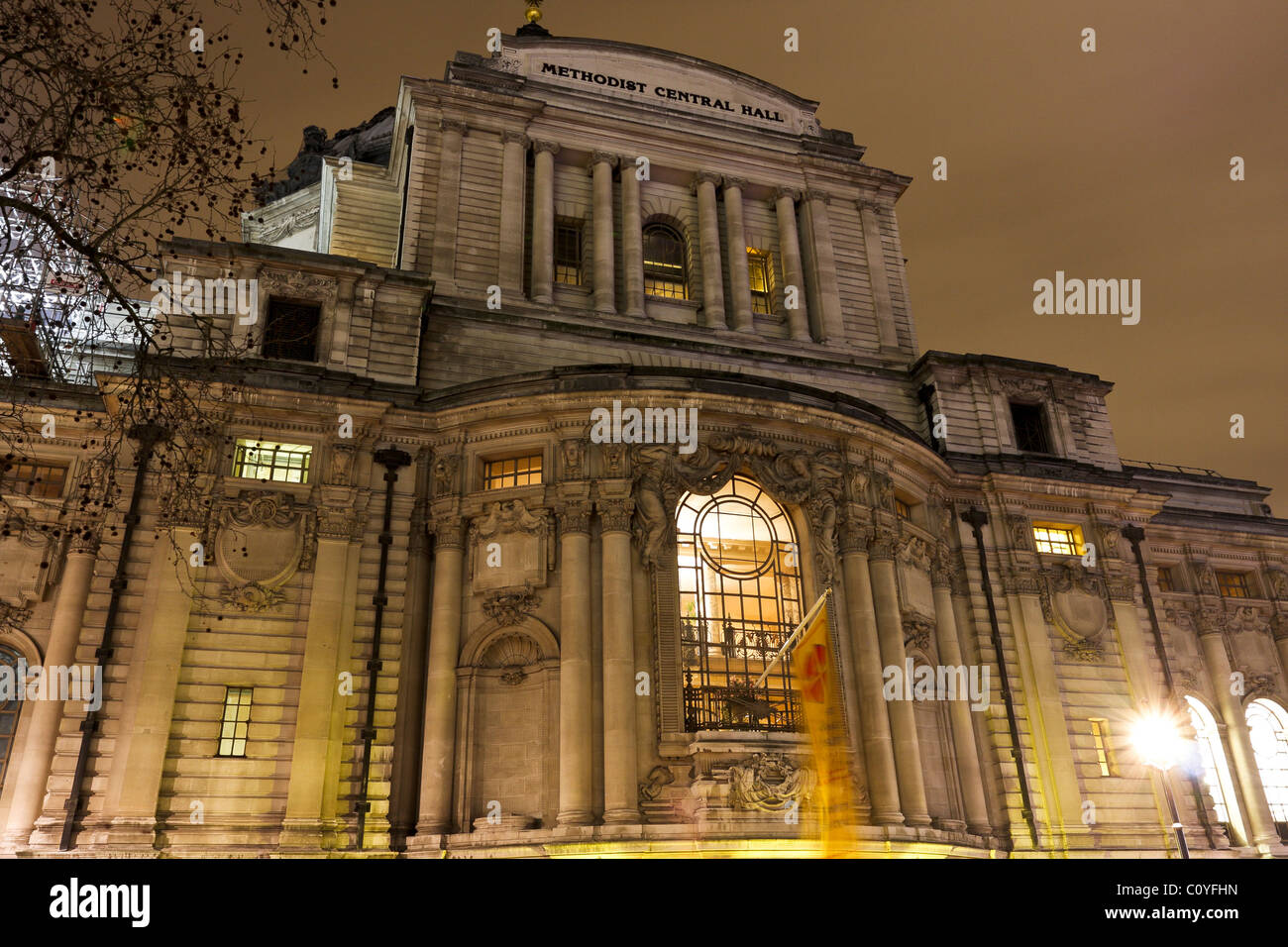Methodist Central Hall in Storeys Gate, London Stock Photo - Alamy