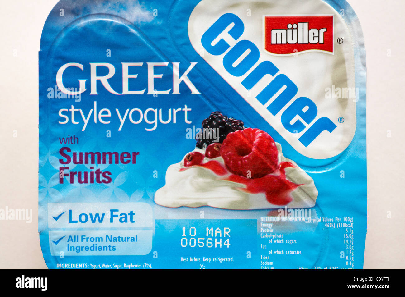 Muller yoghurt hi-res stock photography and images - Alamy