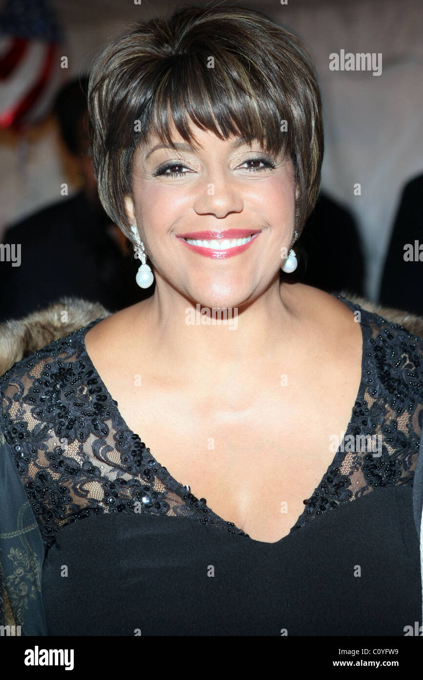 Linda Johnson attends the The Radio One Inaugural Celebration 2009 Hennessy VIP Lounge Salute ...
