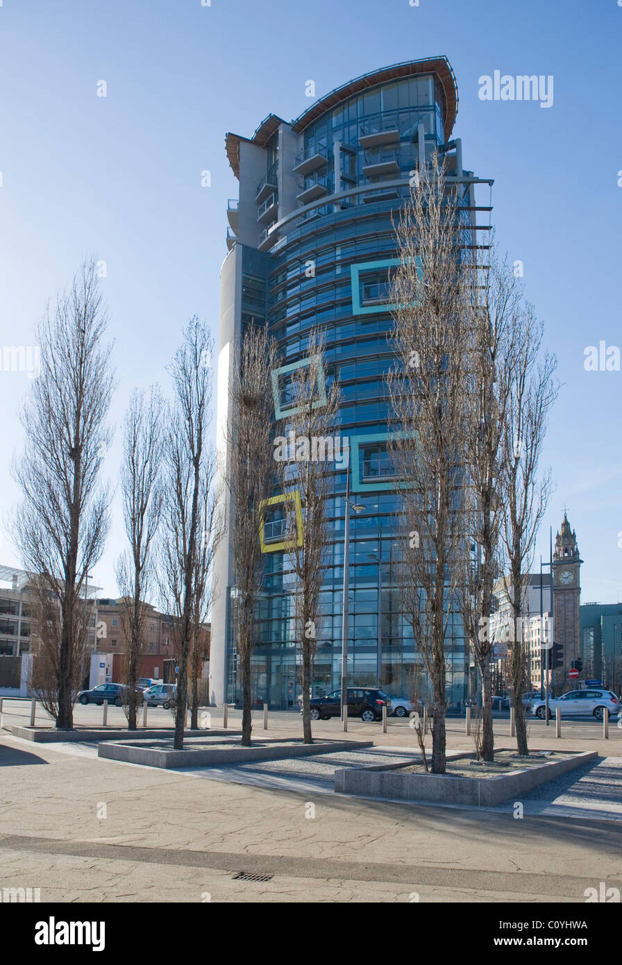 'The Boat', Custom House Square, Belfast Stock Photo - Alamy