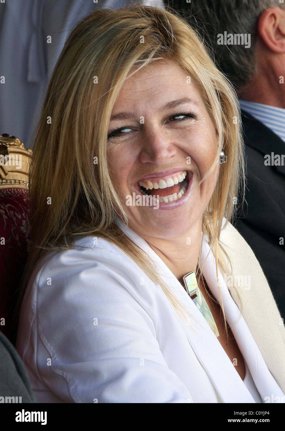 Princess Maxima during her visit to Oman, where the royal couple ...