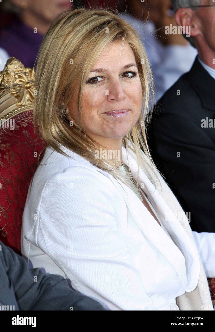 Princess Maxima during her visit to Oman, where the royal couple ...