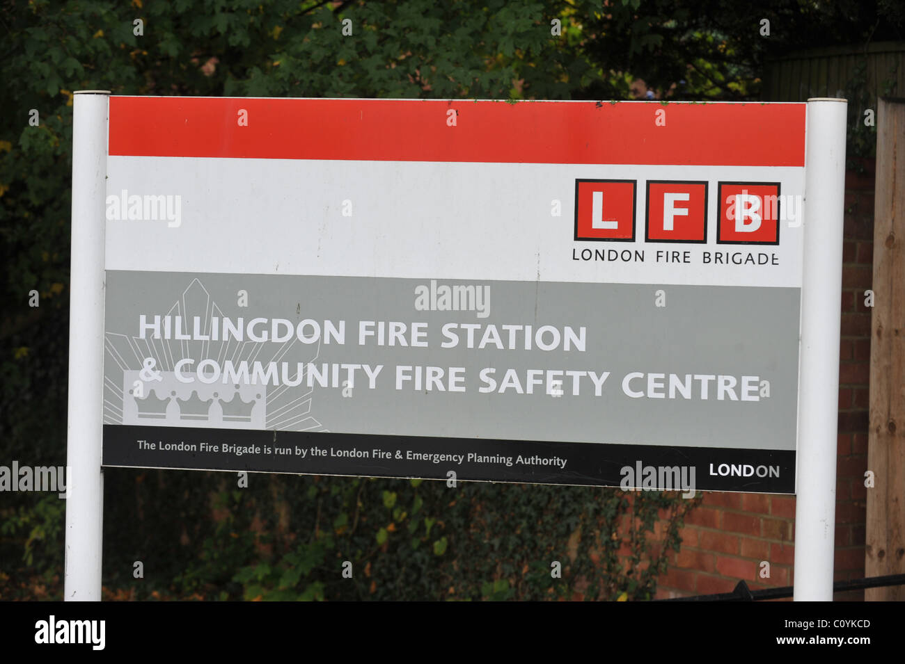 Hillingdon Fire Station & Community Fire safety centre Stock Photo - Alamy