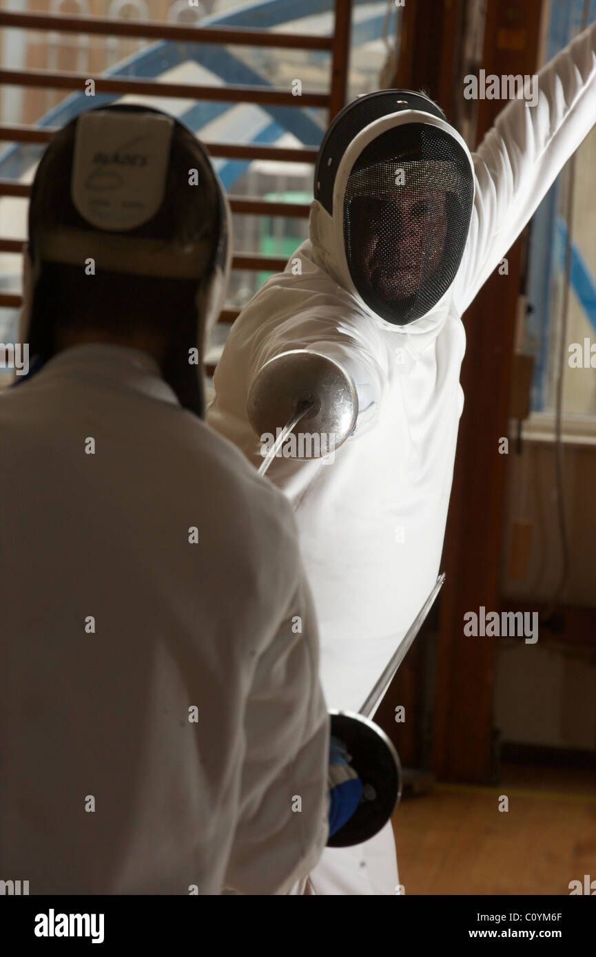 Fencing match hi-res stock photography and images - Alamy
