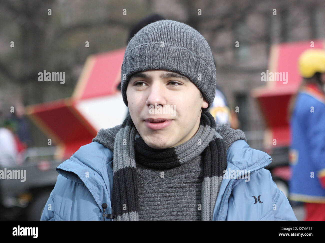 David Archuleta at the Macy's Thanksgiving Parade New York City, USA ...