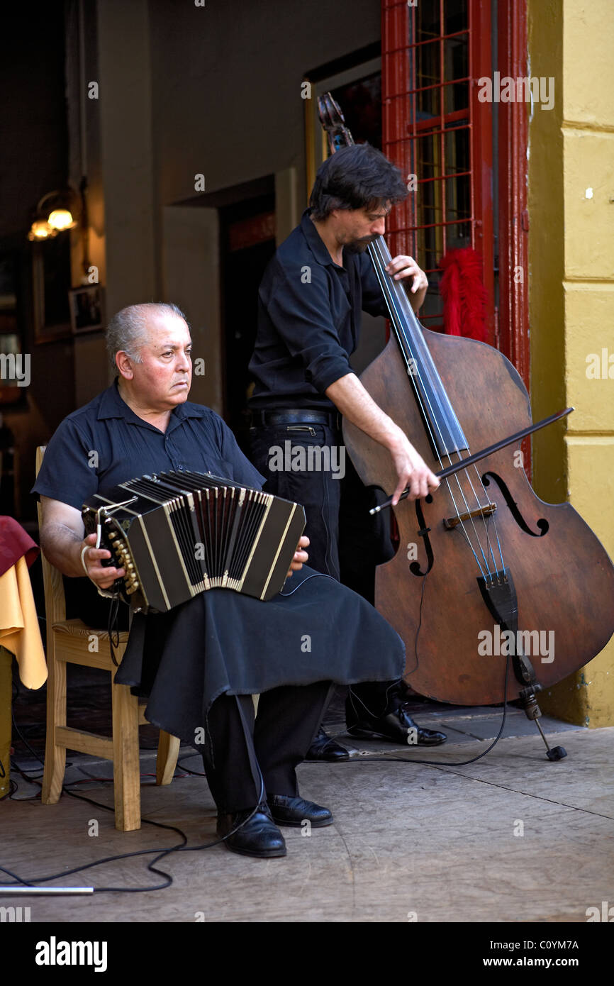 Musicians in Quarter El Caminito. Buenos Aires. Argentina Stock Photo ...