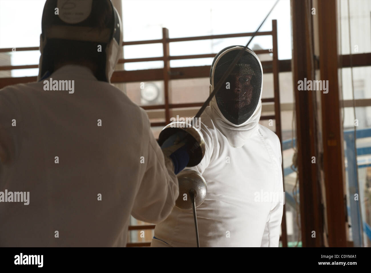 Olympic fencing mask hi-res stock photography and images - Alamy