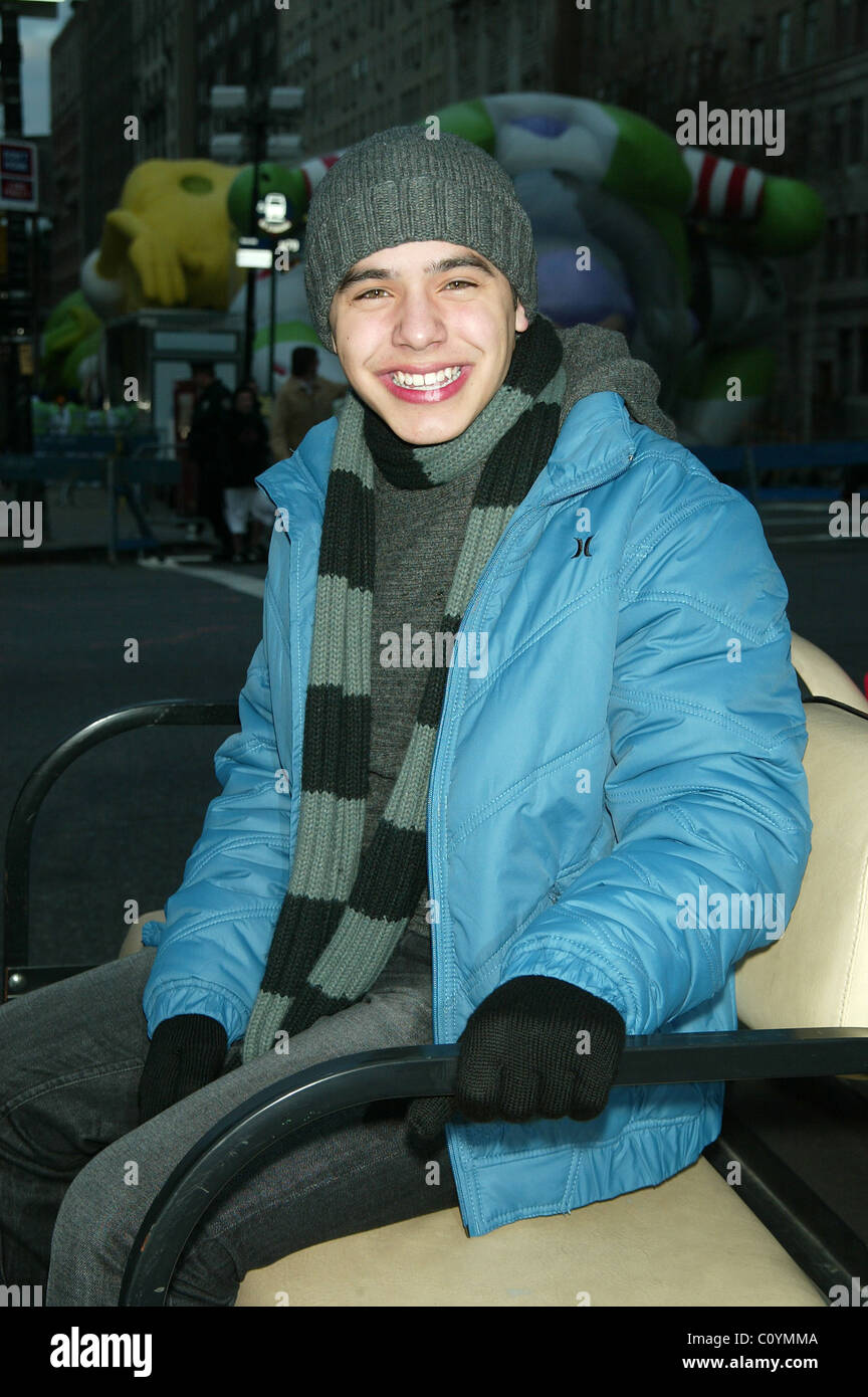David Archuleta at the Macy's Thanksgiving Parade New York City, USA ...
