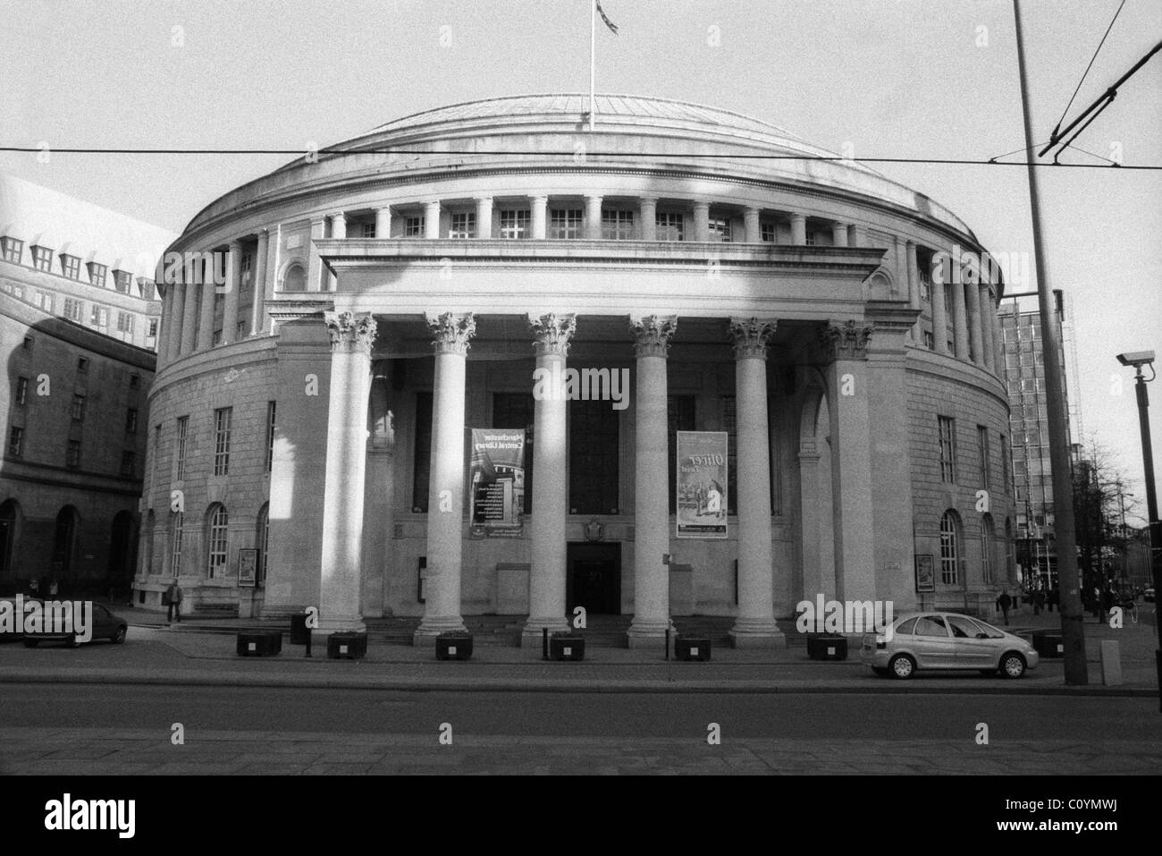 Manchester Central Library on St. Peter's Square Stock Photo - Alamy