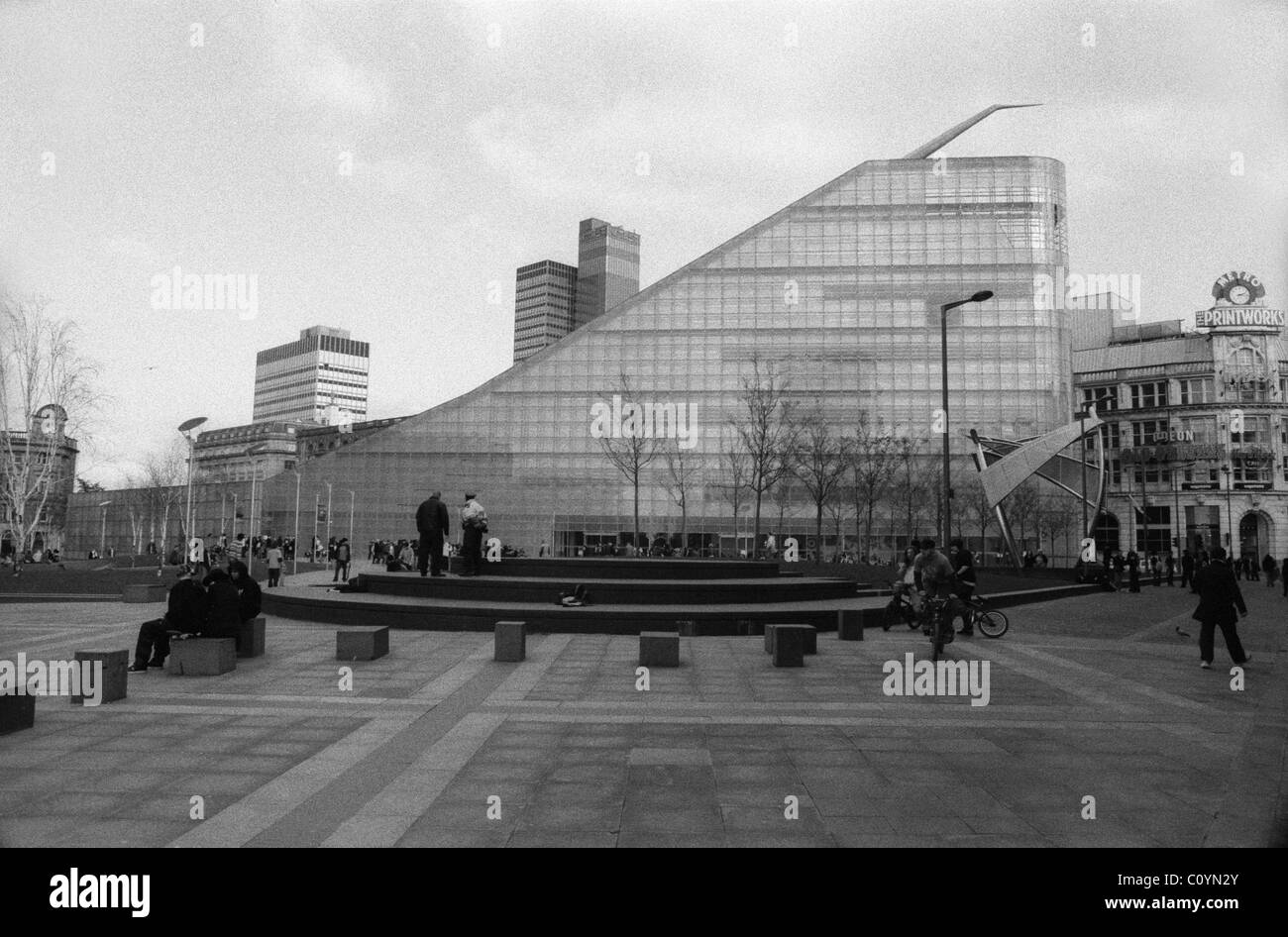 Urbis building in Manchester and Long Millgate Stock Photo - Alamy