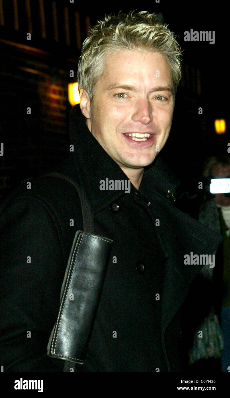 Chris Botti outside the Ed Sullivan Theater for The David Letterman ...