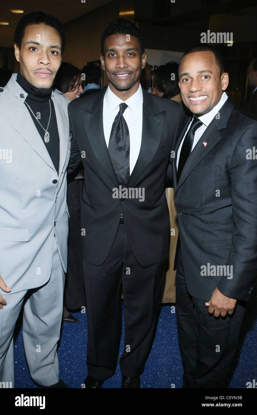 Omar Edwards, Jay Norris and Hil Harper attend 'The Obama That One: A ...