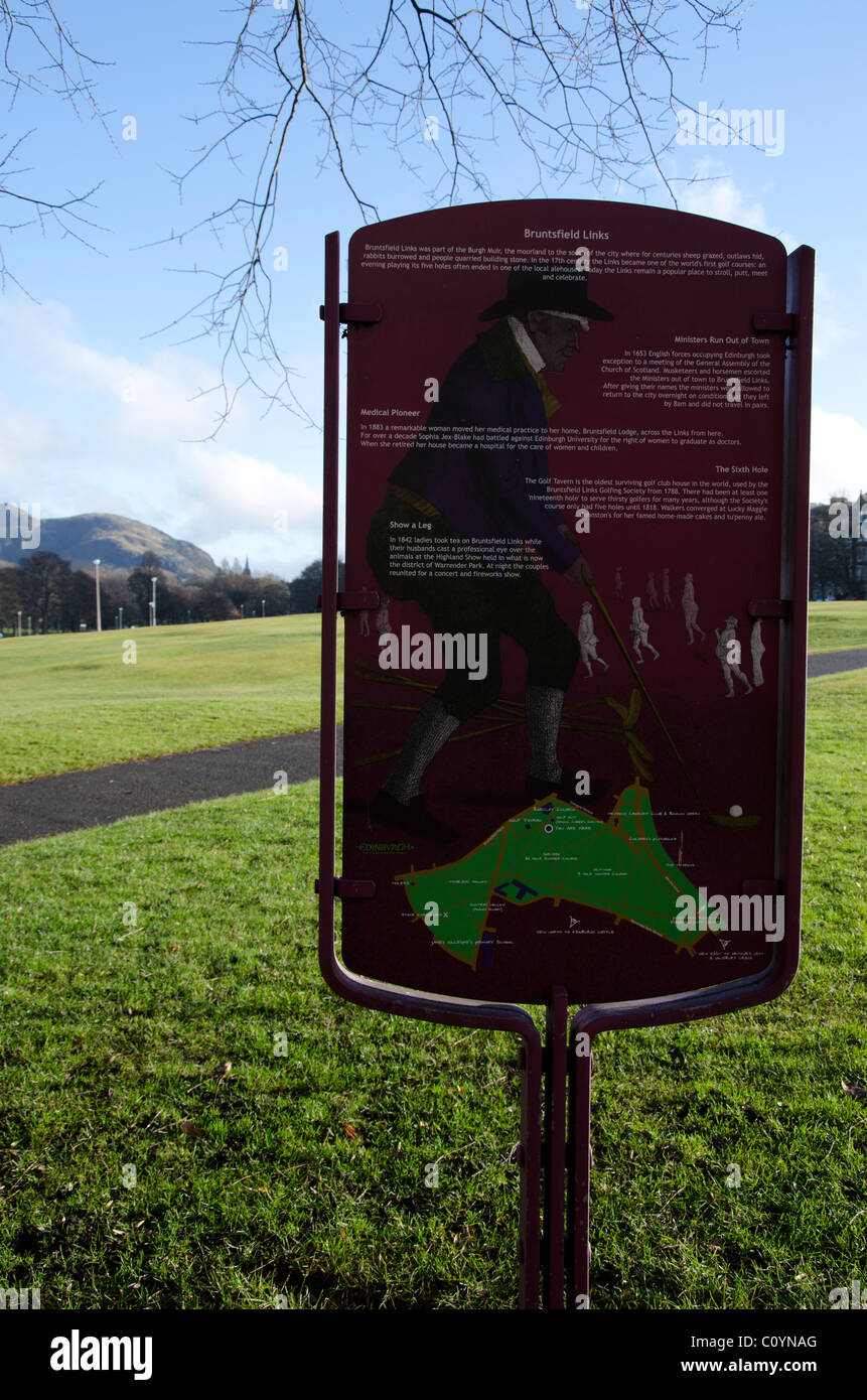 Edinburgh bruntsfield links hi-res stock photography and images - Alamy